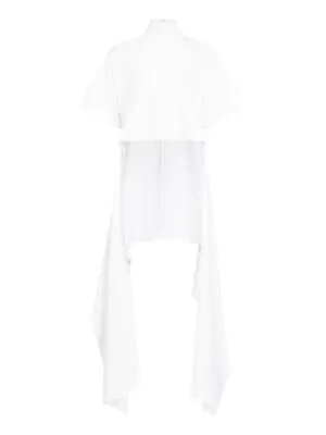 Alaïa Asymmetrical T-shirt - White