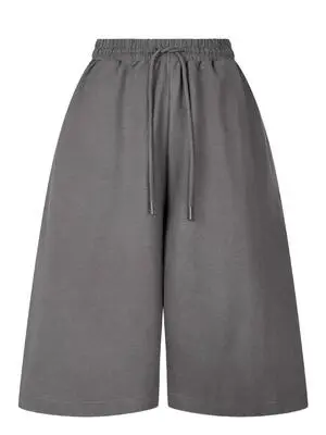 STUDIO TOMBOY Drawstring Wide-leg Trousers - Grey