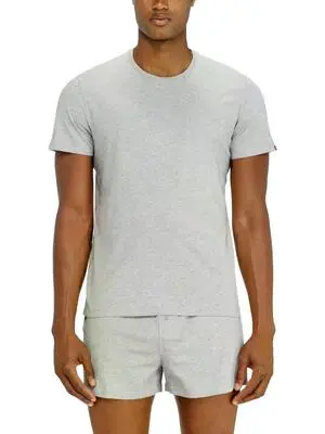 DIESEL® Short-sleeve Cotton T-shirt - Grey