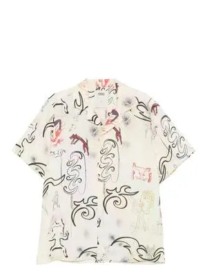 OAS Company Paradox Cuba Graphic-print Shirt - Neutrals