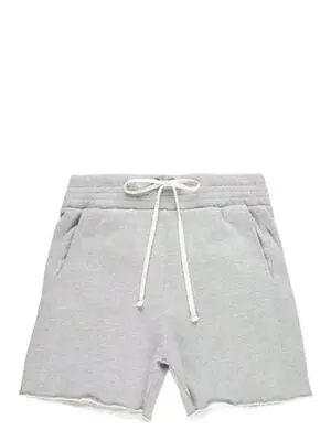 LES TIEN Yacht Raw-edge Shorts - Grey