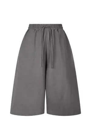 STUDIO TOMBOY Drawstring Wide-leg Trousers - Grey