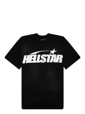 HELLSTAR Rhinestone-embellished Logo T-shirt - Black