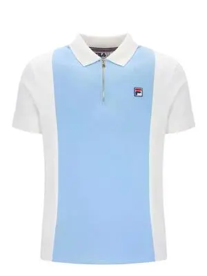 FILA Pierro Zip-up Polo Shirt - Blue