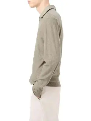 Our Legacy Quarter-zip Fine-knit Sweater - Green