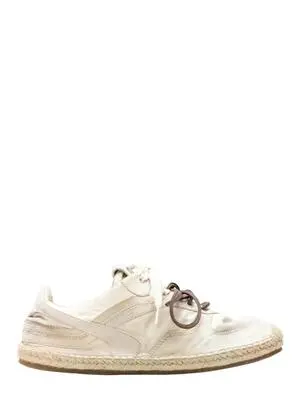 Miu Miu Miu Miu Ecru Panelled Sneakers Neutrals