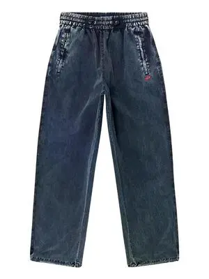 DIESEL® Acid Wash Track Pants - Blue