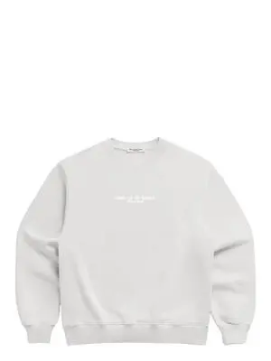 DONT EAT THE HOMIES Eating Animals Is Weird" Graphic Crewneck - Grey