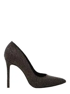 THE 5TH ELEMENT Shimmer Stiletto Pumps - Black
