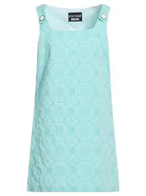 Moschino Jacquard Mini Dress - Blue