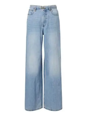 Zimmermann Indra Wide-leg Jeans - Blue