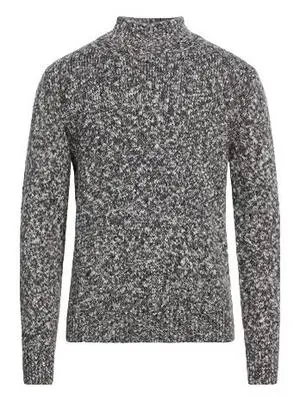 MASQ Turtleneck Alpaca Wool Blend Sweater - Grey