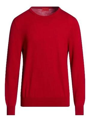 Isaia Lightweight Wool Sweater - Red