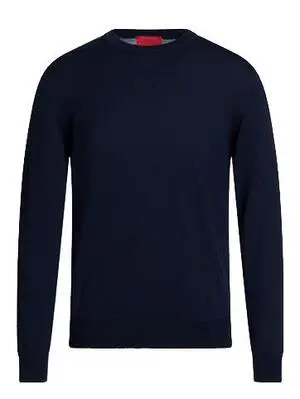 Isaia Midnight Wool, Silk, And Cashmere Sweater - Blue