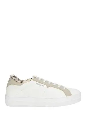 RUCOLINE Low-top Sneakers With Glitter Accents - White