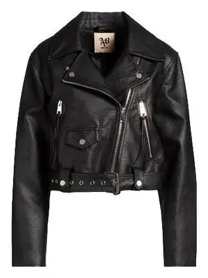 ANIYE BY Leather Biker Jacket - Black