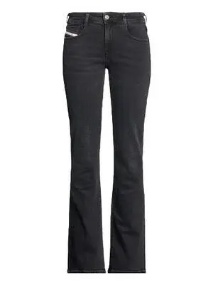 DIESEL® Cotton And Elastane Flared Jeans - Black