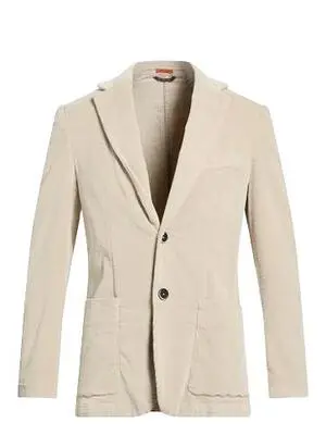 Barena Venezia Corduroy Single-breasted Blazer - Grey