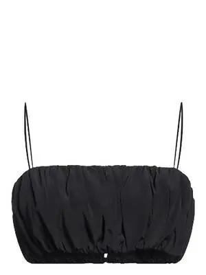 SUOLI Acetate And Silk Crop Top