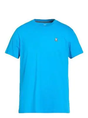 Psycho Bunny Man T-shirt Midnight Blue Size 46 Pima Cotton Azure