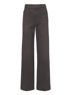 Victoria Beckham Alina Wide-leg Jeans - Grey