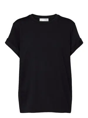 Victoria Beckham Tilly Cotton Jersey T-shirt - Black