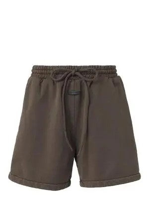 Fear Of God Cotton Jersey Relaxed Fit Drawstring Shorts - Brown