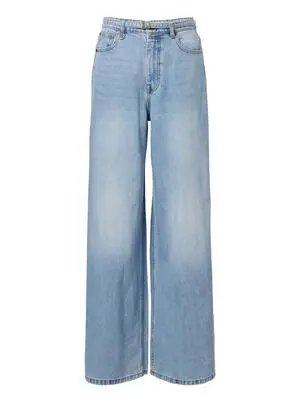 Zimmermann Indra Wide-leg Jeans - Blue