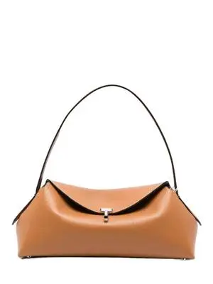 TOTEME Grained Leather Shoulder Bag - Brown
