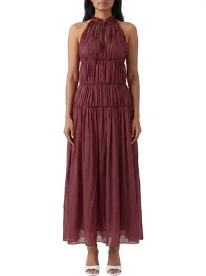 SEMICOUTURE Maxi Dress - Red