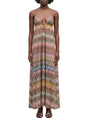 Missoni Maxi Dress - Bronze
