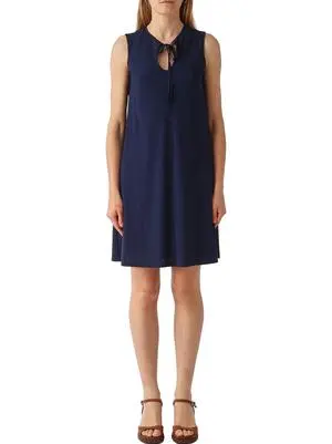 Malìparmi Maliparmi Sleeveless Aline Mini Dress Blue