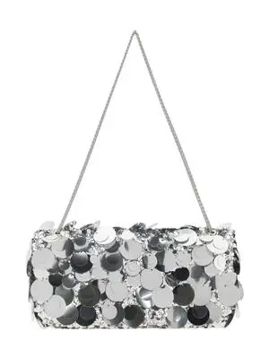 Rabanne Sequined Shoulder Bag - Silver
