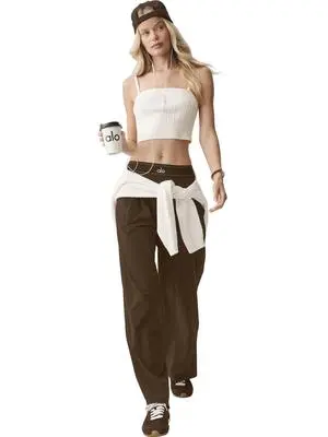 Alo Yoga Suit Up Trouser - Espresso