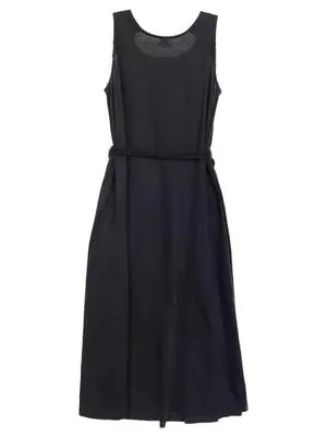 Hermès Sleeveless Rope-belt Dress - Black