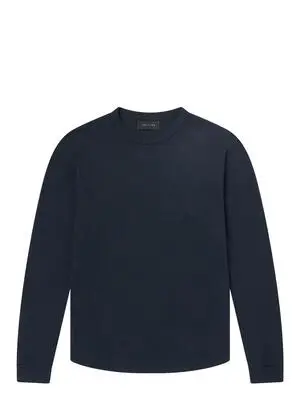 LES TIEN Les Tien Waffle-Knit Cotton-Blend Thermal T-Shirt