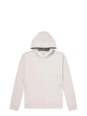 Orlebar Brown Orlebar Brown Cotton-Blend Zip-Up Hoodie Beige