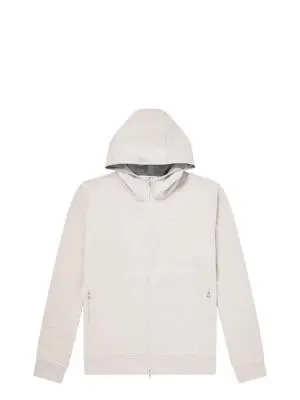 Orlebar Brown Cotton-blend Zip-up Hoodie - Neutrals