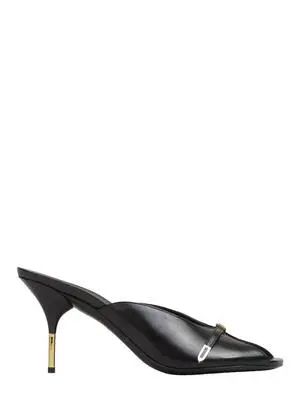 Versace Nyx Buckle Detail Sandals - Black