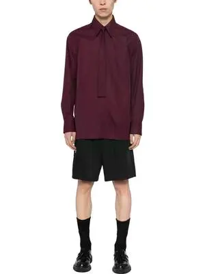 JIL SANDER Cotton Shirt - Red
