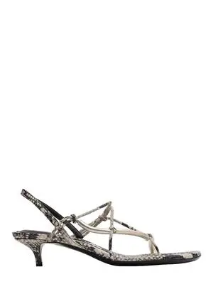 Christopher Esber Molten Heeled Sandals - Neutrals