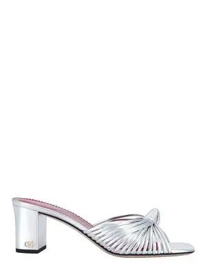 Valentino Garavani Annet Slide Sandal - Argento