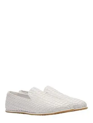 MARC NOLAN Portofino Woven Loafer - White Woven