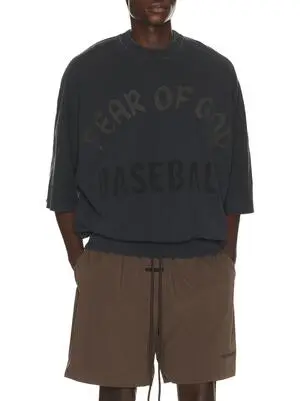 Fear Of God French Terry Crewneck Sweatshirt - Black