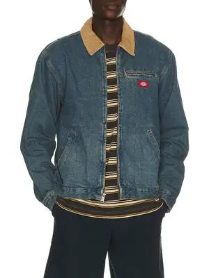 DICKIES Dickies Denim Chore Jacket With Corduroy Collar