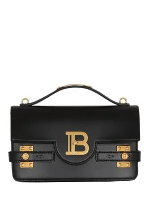Balmain B-buzz 24 Smooth Calfskin Bag - Black