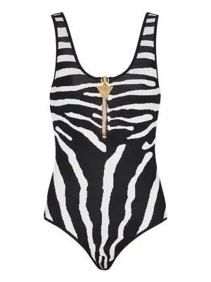 BALMAIN Balmain Zebra Jacquard Knit Body