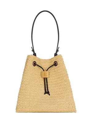 BALMAIN Balmain Pulse Crochet And Leather Backpack
