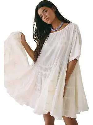 Free People Chrissa Tunic - Clean Ivory