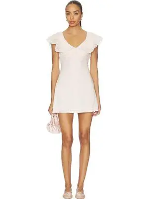 For Love & Lemons Frances Mini Dress - Pink